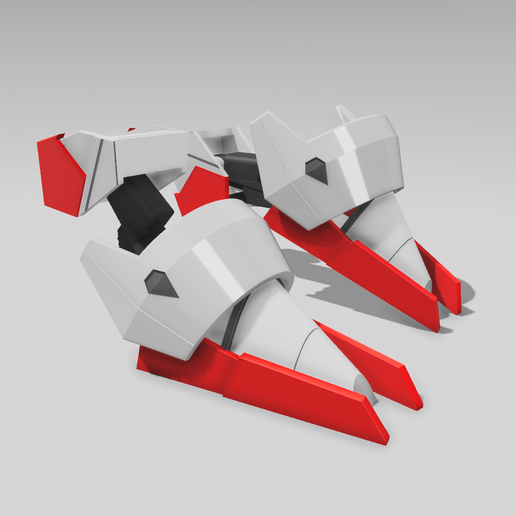 🤖 Gundam Aerial Articulated Leg (SD Gundam/Scalable)・ STL File for 3D ...