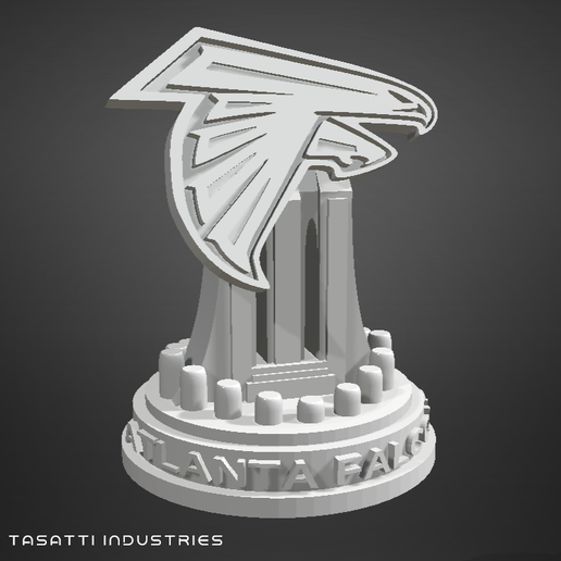 🏆 NFL Atlanta Falcons Emblem Trophy・ STL File for 3D printing・Cults
