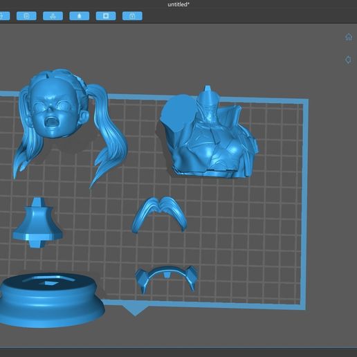 👤 REBECCA BUST STL READY FOR 3D PRINTING・ 3D File for ・Cults