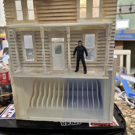 🎃 Halloween Michael Myers House DVD Box・ STL File for 3D printing・Cults