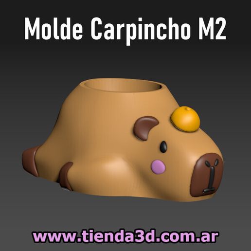 Archivo STL Molde Maceta Carpincho M2 🪴 ・Objeto imprimible en 3D para ...