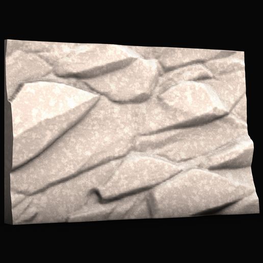 STL file Stone Wall 77 🏰 ・Model to download and 3D print・Cults