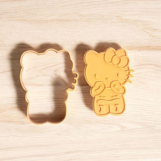 👋 Hello Kitty Cookie Cutter・ STL File for 3D printing・Cults