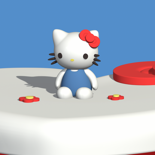 Archivo STL Hello kitty box 👋 (OBJ)・Diseño para descargar y imprimir en ...