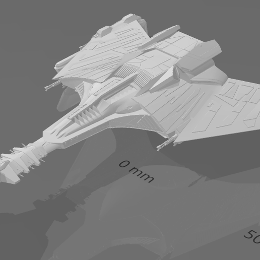 🖖 STO - Kelvin - Klingon D7-class Heavy Destroyer・Free STL File for 3D ...