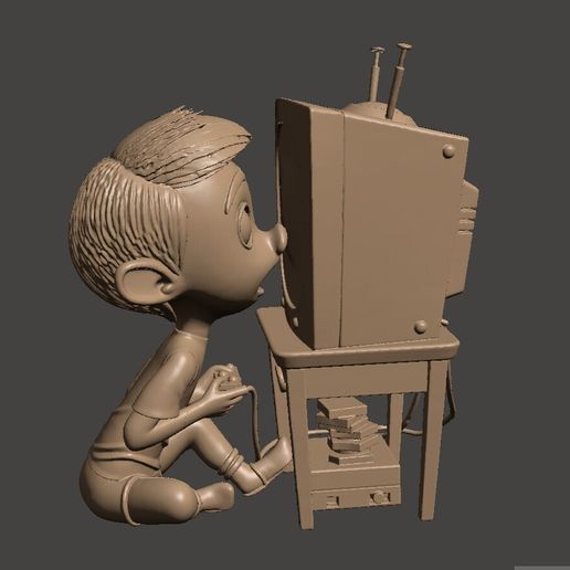 🧒 child of the video game・ STL File for 3D printing・Cults