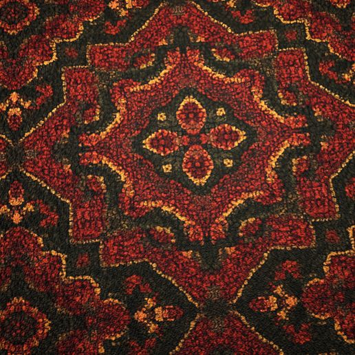 👽 Pub Carpet PBR texture・ 3D File for ・Cults