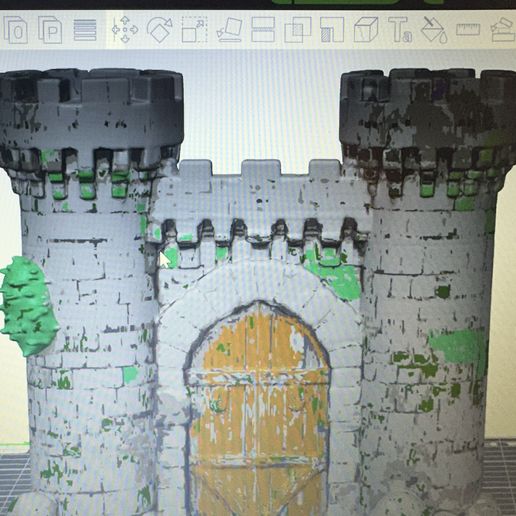 🏰 Front Castle Gate・ STL File for 3D printing・Cults