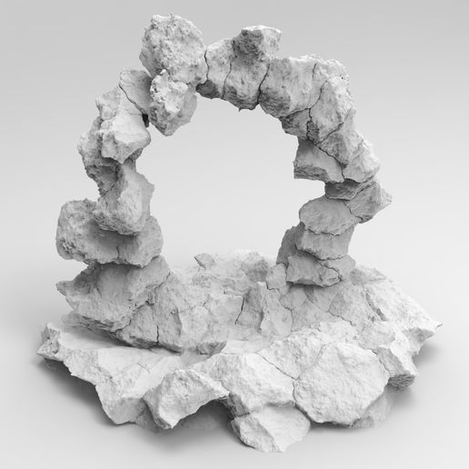 🪨 Rock Portals Pack・ 3D File for ・Cults