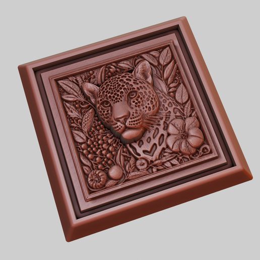 3D file Leopard Animal 3D Model for CNC Router Laser & 3D Printer 🐆 ...