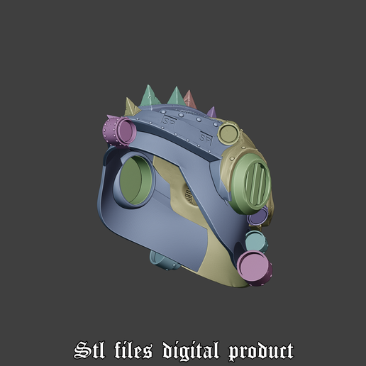 🛰 Si Fi Space Marine Terminator Chaplain Cosplay Skull Helmet・ 3D File ...