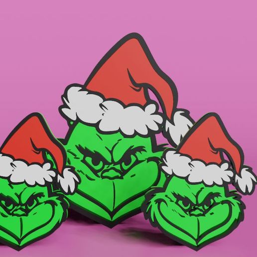 🎄 The Grinch・Free STL File for 3D printing・Cults