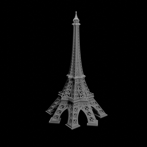 STL file Modified Eiffel Tower 👾 ・Design to download and 3D print・Cults