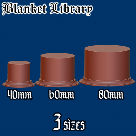 🎲 Plinth Display Pack - Round, 104 design, 3 sizes, 624 displays・ 3D ...