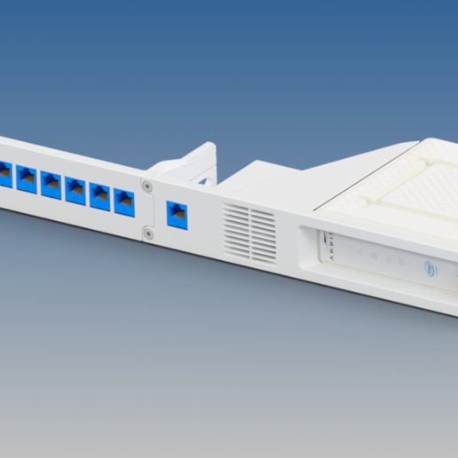 🖥️ Arris SB6190 Rack Mount - Fan cooled・Free STL File for ・Cults