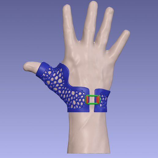 Thumb Splint Design・ STL File for 3D printing・Cults