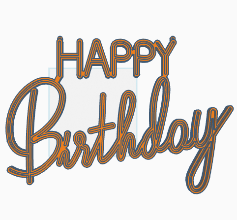 STL file Happy Birthday Base for Neon Led 🎂 ・3D print model to download ...