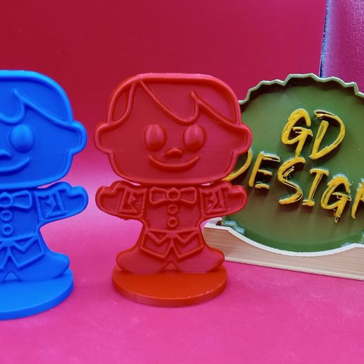 🏢 Candyland Player Game Piece Figure・ STL File for 3D printing・Cults