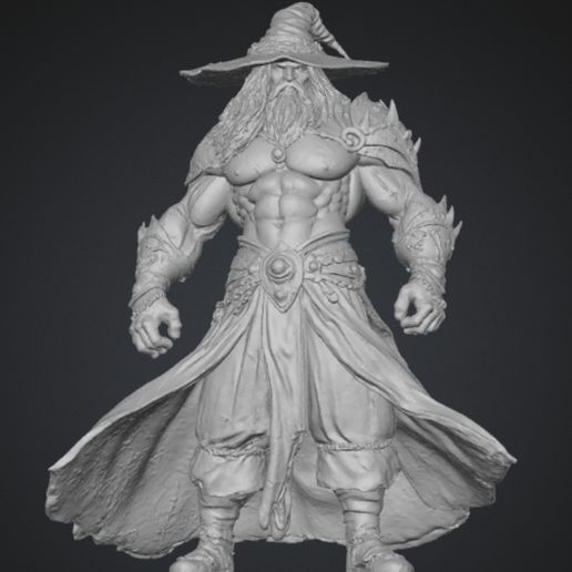 🎲 Buff Wizard・Free STL File for 3D printing・Cults
