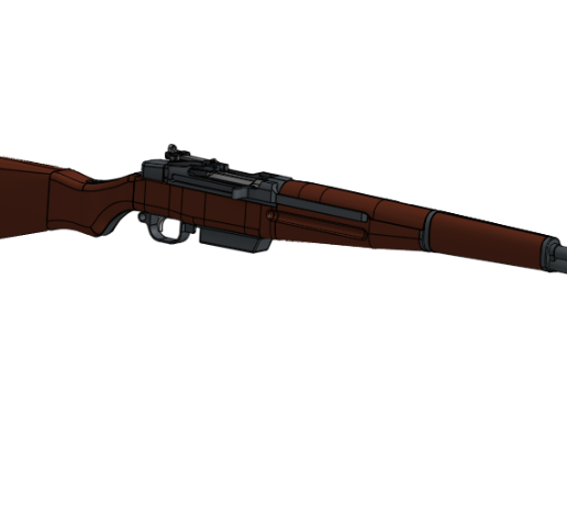 ⚽ Type 4 IJN Rifle - 3D Print Model・ 3D File for 3D printing・Cults