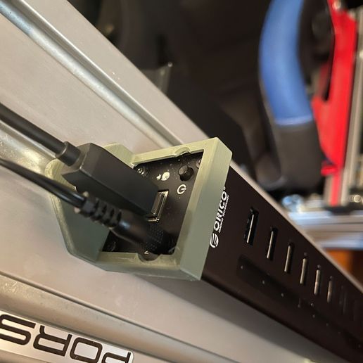 💾 Brackets for Sim Racing USB Hub ORICO 4/7/10・ STL File for 3D ...