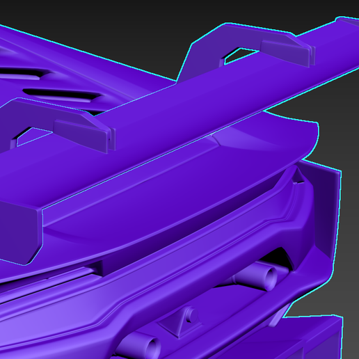 🪶 GT3 Wing Spoiler・ STL File for ・Cults