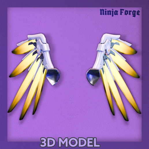 3D file Marcy Dr.ª Ziegler wings 🔫 ・3D printable model to download・Cults