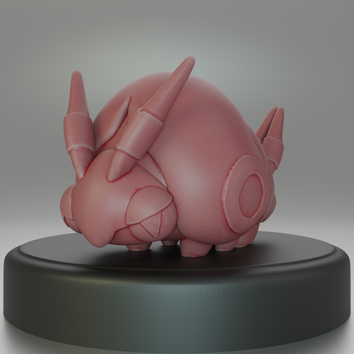 🐉 543- Venipede Pokemon Figure・ STL File for 3D printing・Cults