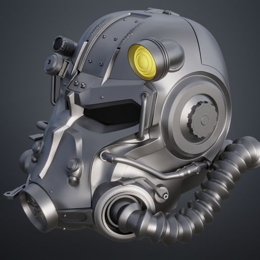 🪖 Fallout T60 Helmet - live action series・ 3D File for 3D printing・Cults