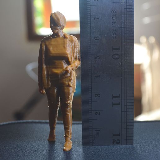 👤 Lowpoly Figure - Scale 1:25- for 3D People Silhouette・ STL File for ...