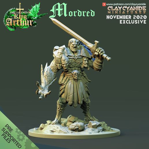 👾 Mordred・ 3D File for 3D printing・Cults