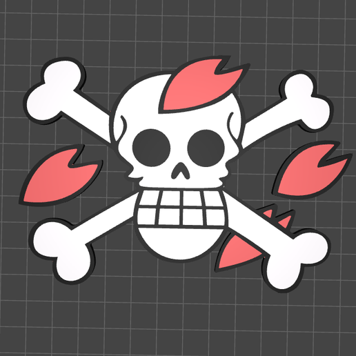 3MF file Chopper flag (ONE PIECE) 🖼️ ・Model to download and 3D print・Cults