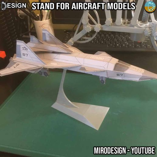 ️ Stand for Aircraft Models・Free STL File for 3D printing・Cults
