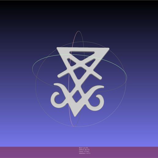 🧷 Helltaker Lucifer Chest Pin・ STL File for 3D printing・Cults