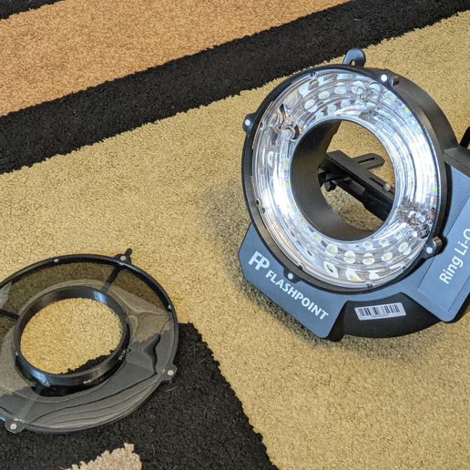 🧲 Flashpoint RF-400/Godox AR400 90 Degree Magnetic Polarizing Film ...