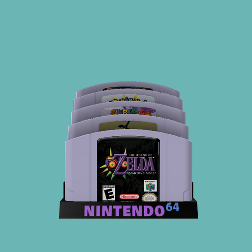 🕹️ NINTENDO 64 GAME STAND (STAIRS MODEL)・ STL File for 3D printing・Cults