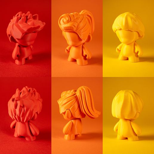 ️‍🔥 Munny Combo | Pride | Articulated Artoy Figurine・ STL File for 3D ...