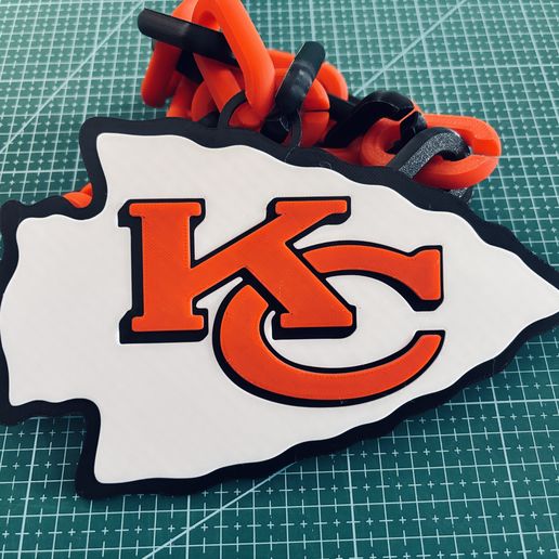 🏙️ KANSAS CITY CHIEFS CHAIN・ STL File for 3D printing・Cults