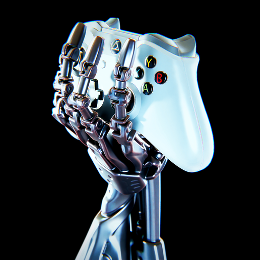 💪 T800 - Terminator Arm - Joystick holder - Joystick Holder・ STL File ...