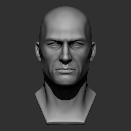 👨 Man head・ OBJ File for ・Cults