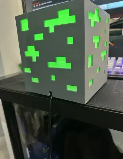 💎 minecraft diamond lamp・ 3MF File for 3D printing・Cults