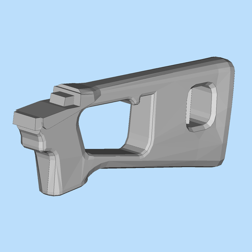 🦸 584 CCL Tactical Rifle Modified Stock (svdWood) - 69 Printed Model ...