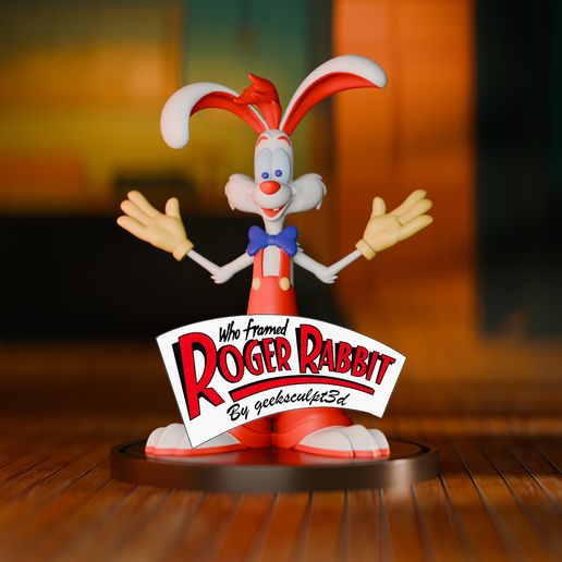 🐇 Who Framed Roger Rabbit Action Figure・ 3D File for 3D printing・Cults