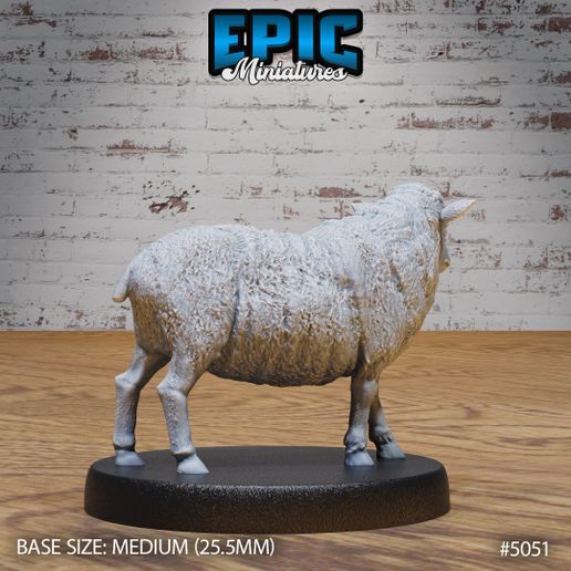 🐑 Sheep Set ‧ DnD Miniature ‧ Tabletop Miniatures ‧ Gaming Monster ‧ 3D ...