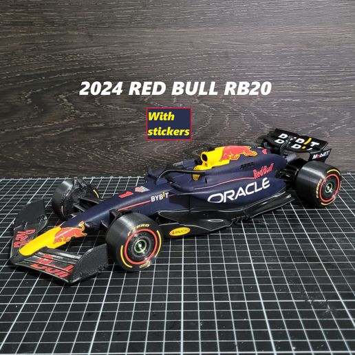 🐂 2024 RED BULL RB20・ 3D File for 3D printing・Cults