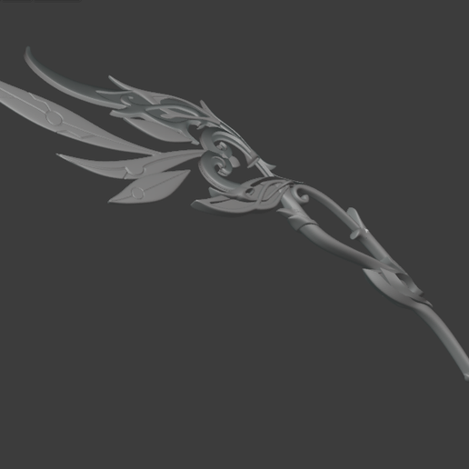 🏹 Hunter's Path - Tighinari Bow Genshin Impact・ STL File for 3D ...