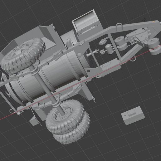 STL file M149 water tank in 35th scale 🚰 ・3D printer model to download ...
