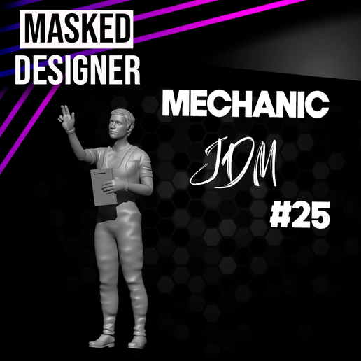 STL file MECHANIC JDM #20 🧑‍🔧 ・3D printing template to download・Cults