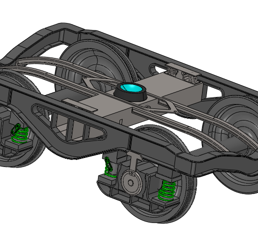 🚁 Precision Y25 HO Bogie・ STL File for 3D printing・Cults