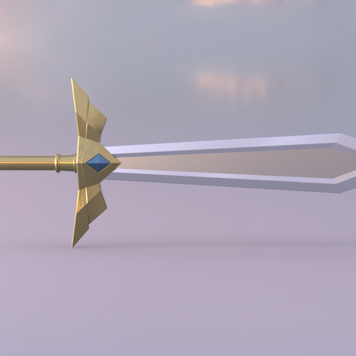 ♾️ Infinity Nikki Sword File - Bad Mood Away・ 3D File for 3D printing・Cults
